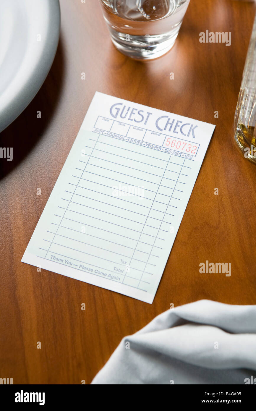 Blank receipt hi-res stock photography and images - Alamy
