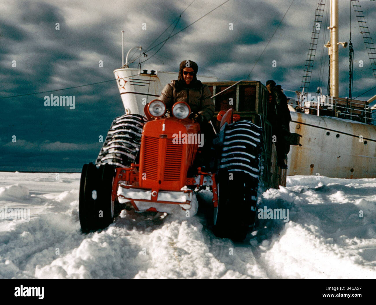The Trans Antarctic Expedition 1956 1958 One of the motor vehicles used ...
