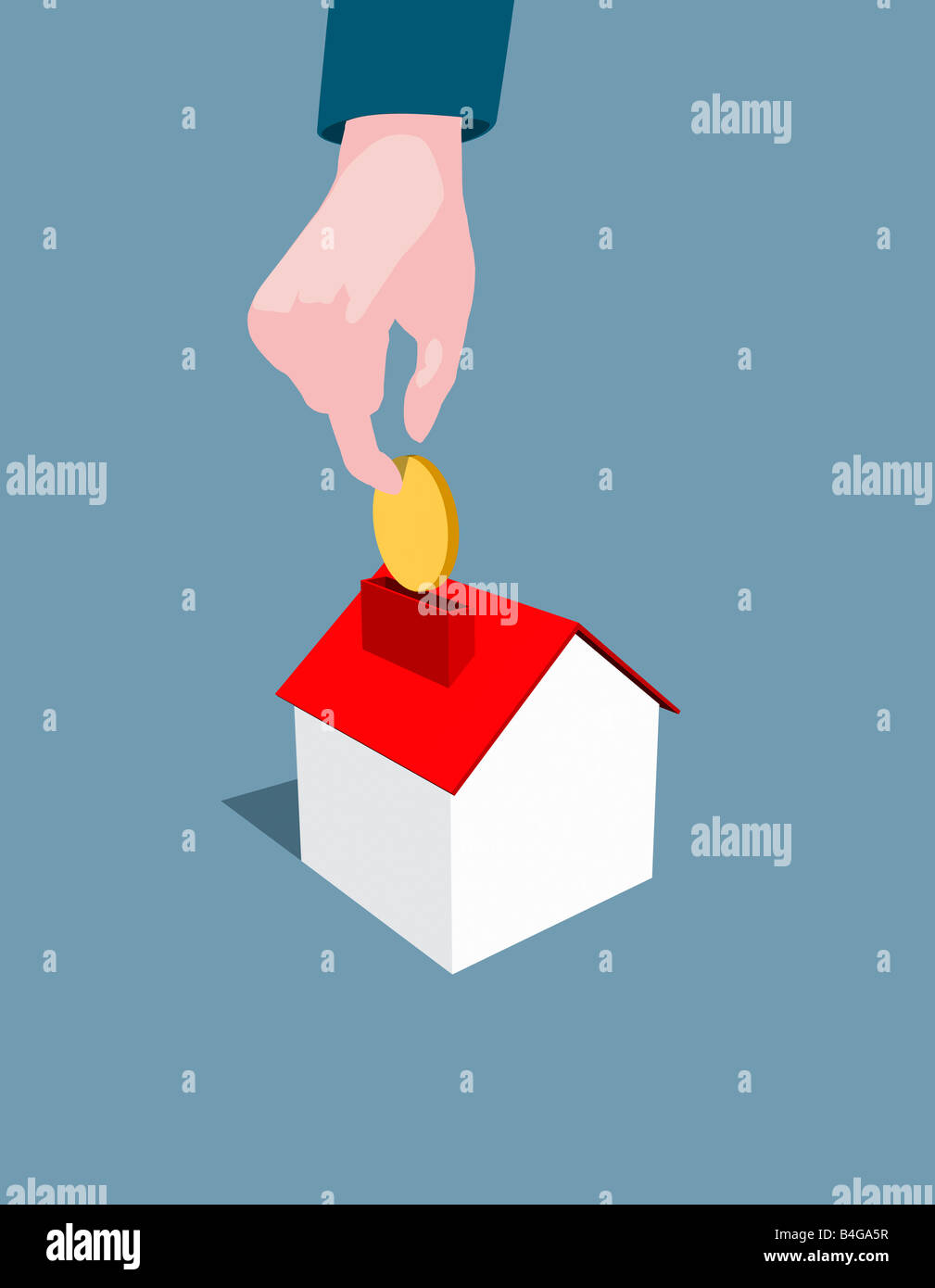 House coin box hi-res stock photography and images - Alamy