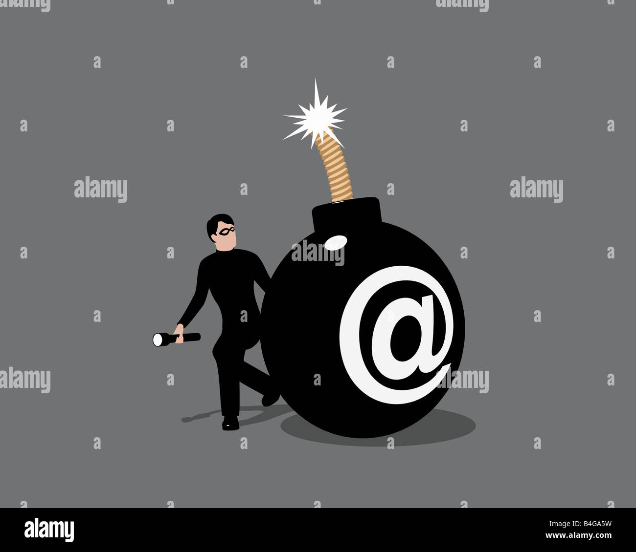 Man running away danger hi-res stock photography and images - Alamy