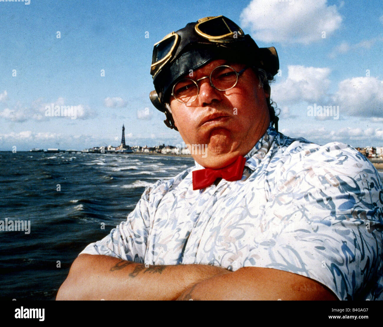 Comedian Roy Chubby Brown in Blackpool July 1993 Stock Photo - Alamy