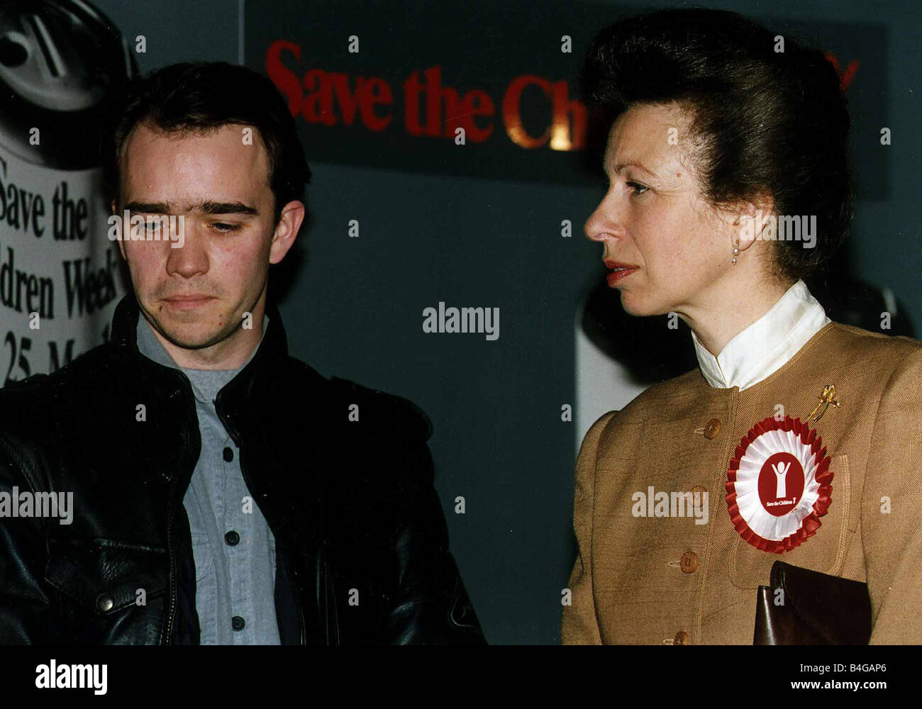 Todd Carty actor and Princess Anne Princess Royal Save the Children ...