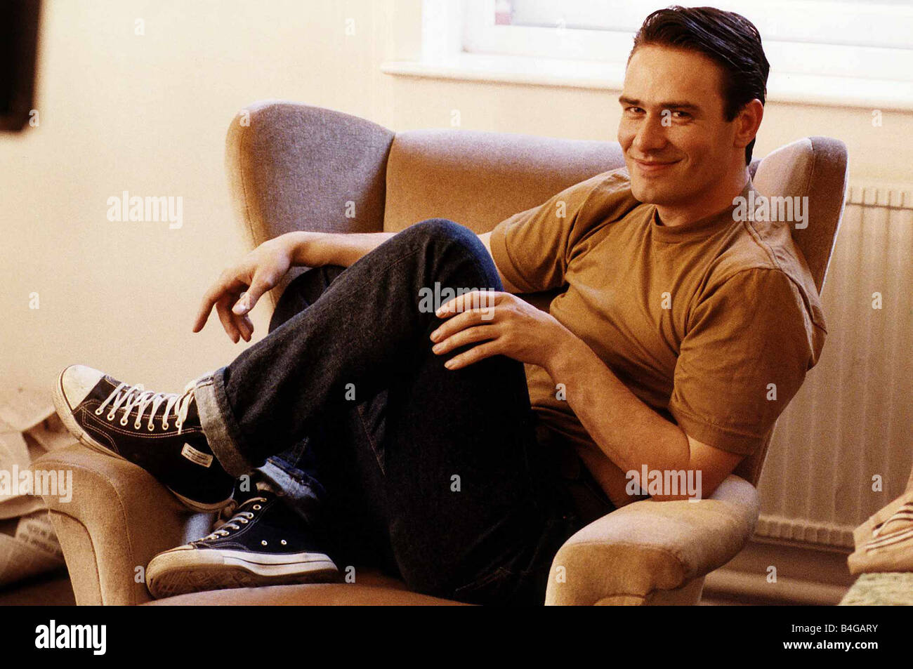 Iam Embleton actor Head Over Heels TV programme Stock Photo - Alamy