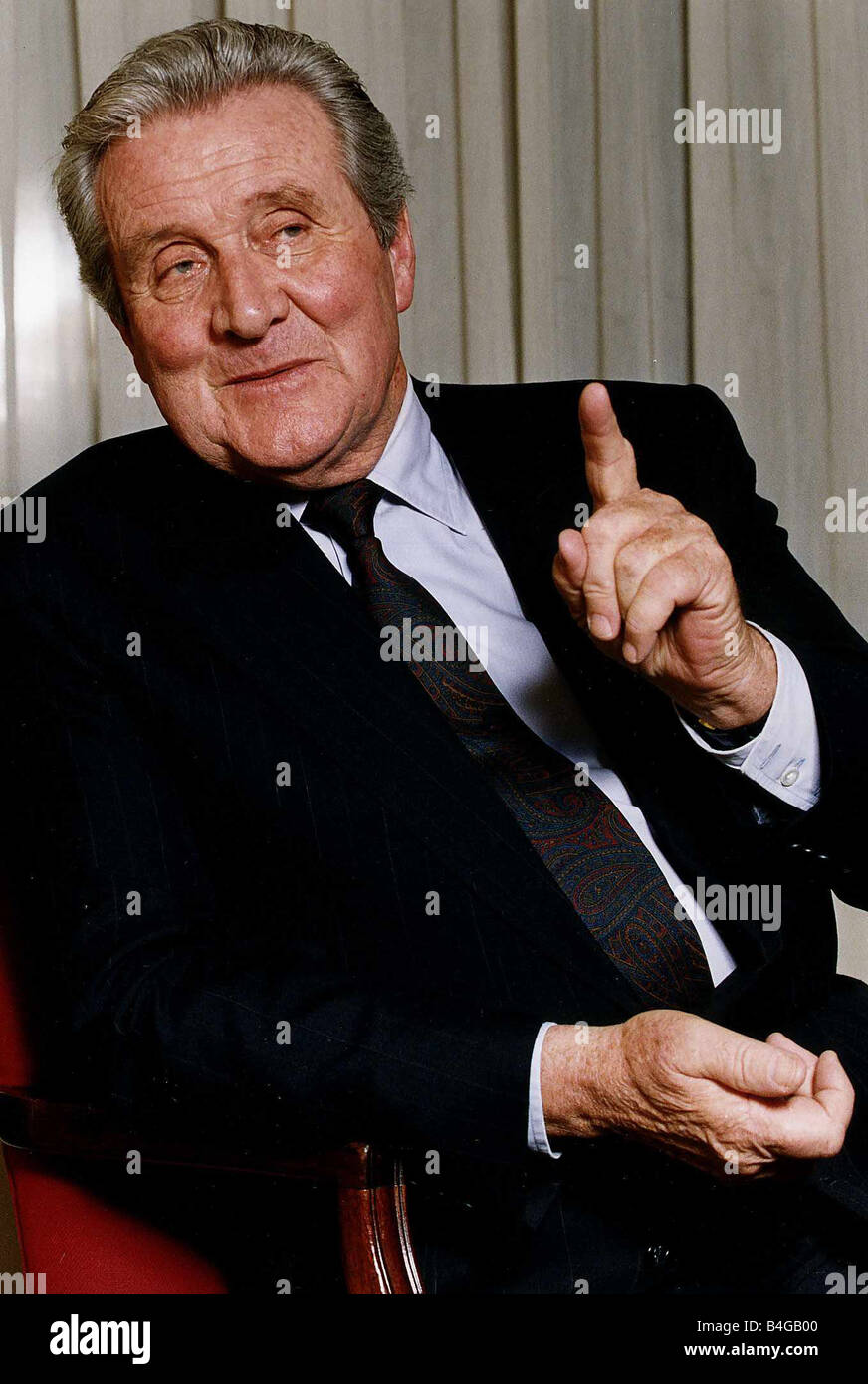 Patrick Macnee actor The Avengers Stock Photo - Alamy