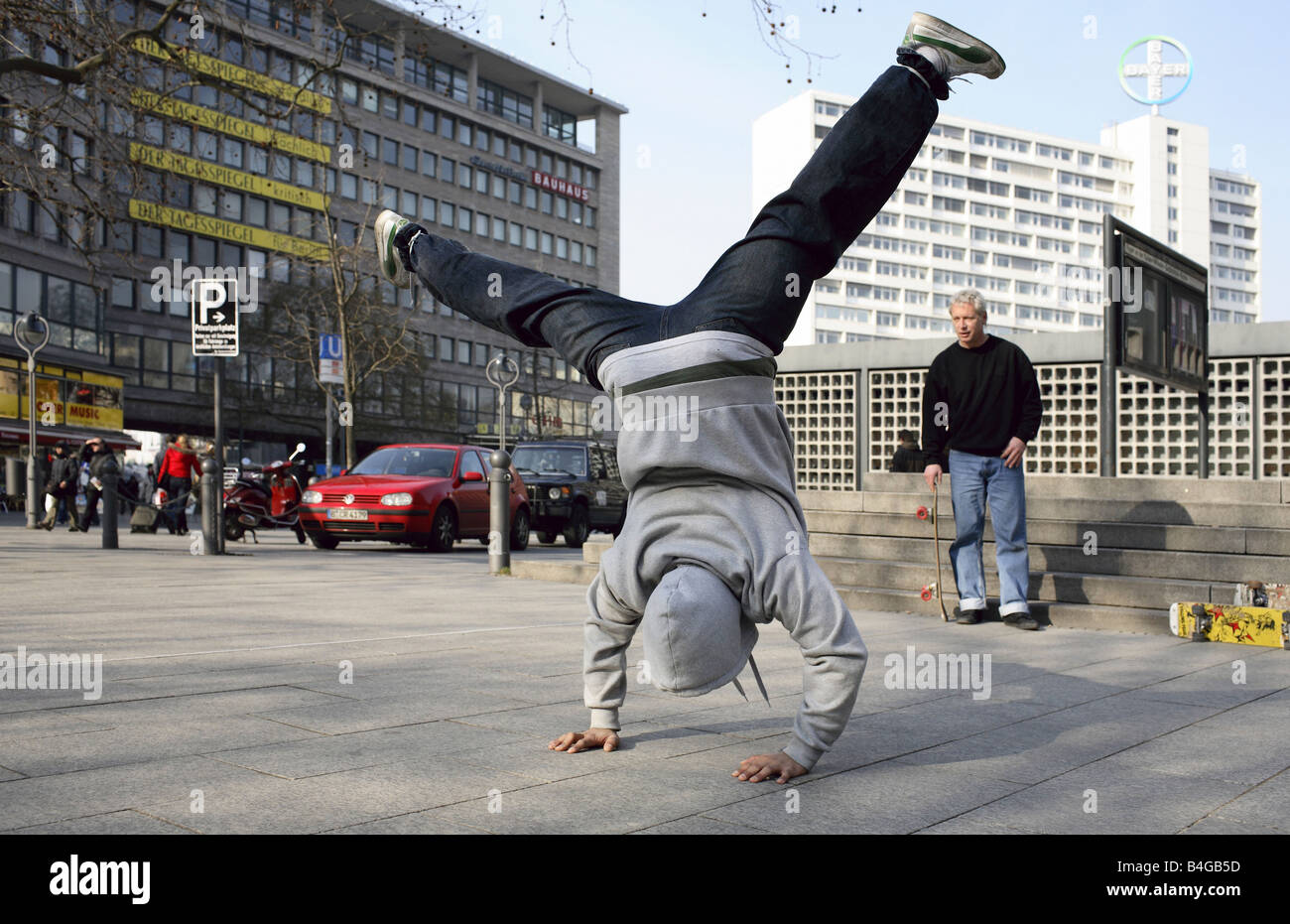 Break dance street performance, Berlin, Germany Stock Photo - Alamy