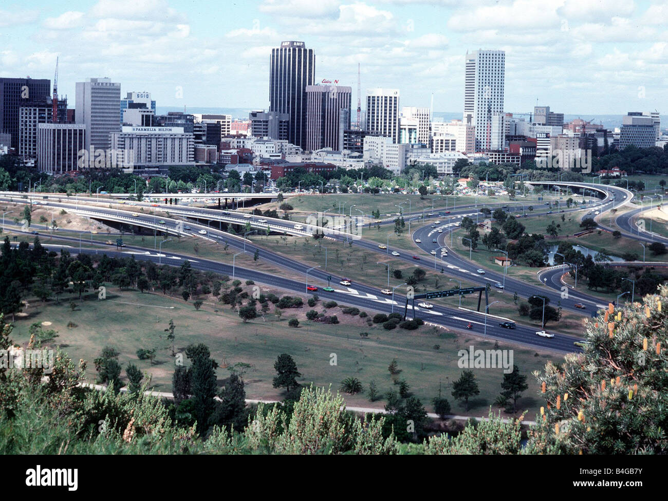 Perth skyline West Australia Stock Photo - Alamy