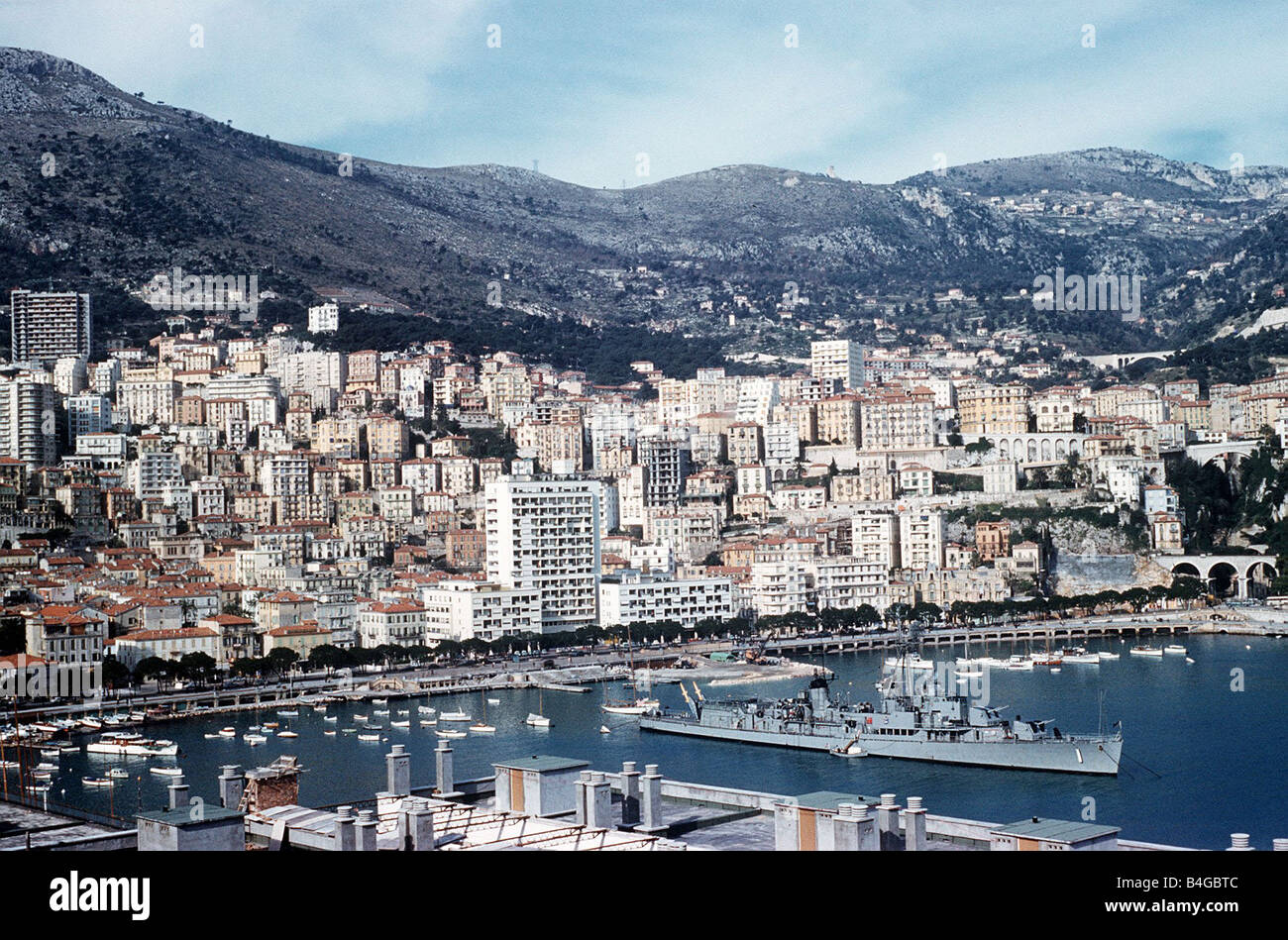 The French Riviera in the Principle of Monaco Stock Photo - Alamy