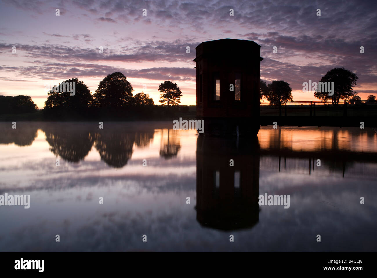 Dawn, Sywell Reservoir, Sywell, Northamptonshire, England, UK Stock ...
