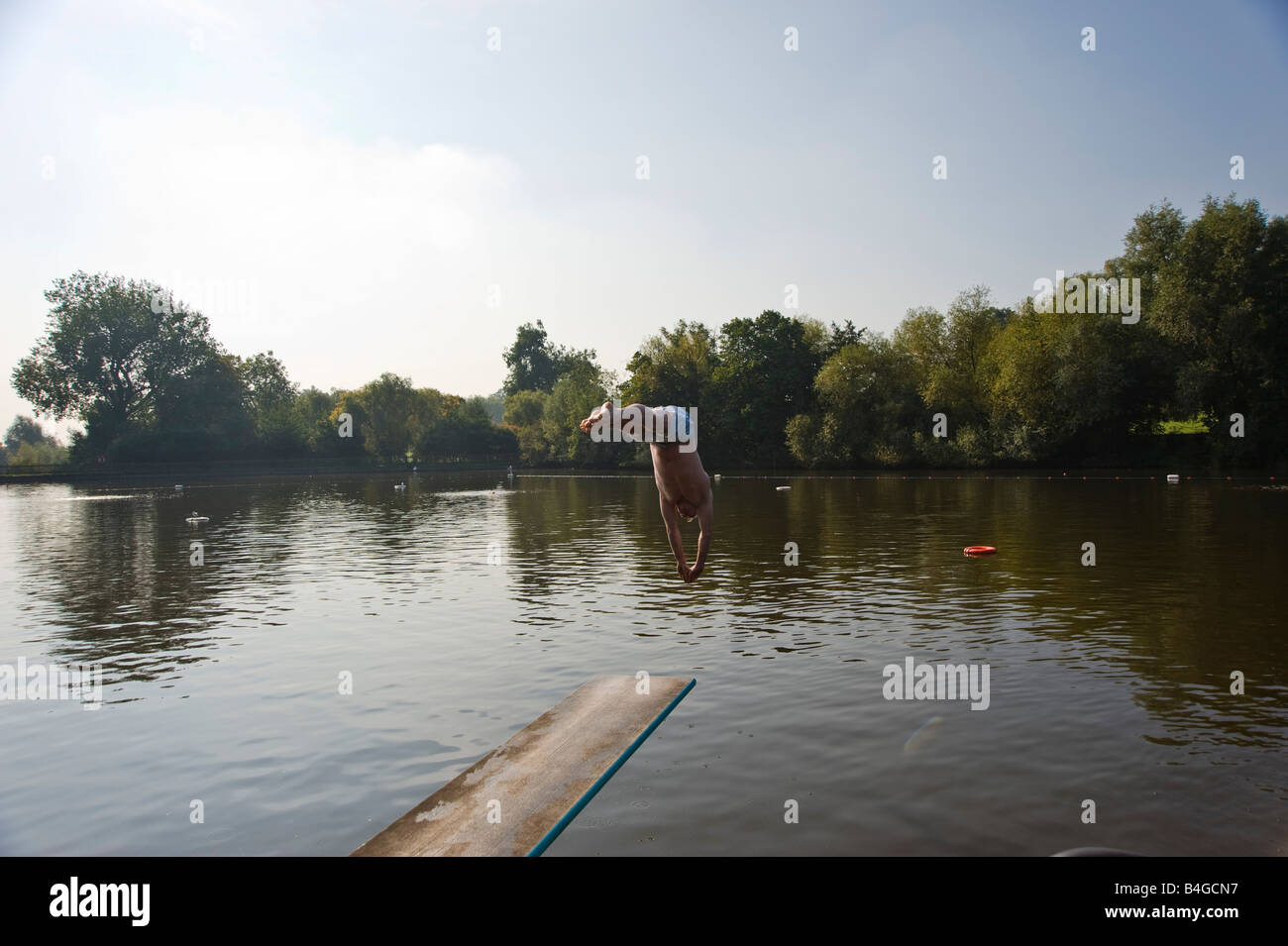 Hampstead pond men's hi-res stock photography and images - Alamy