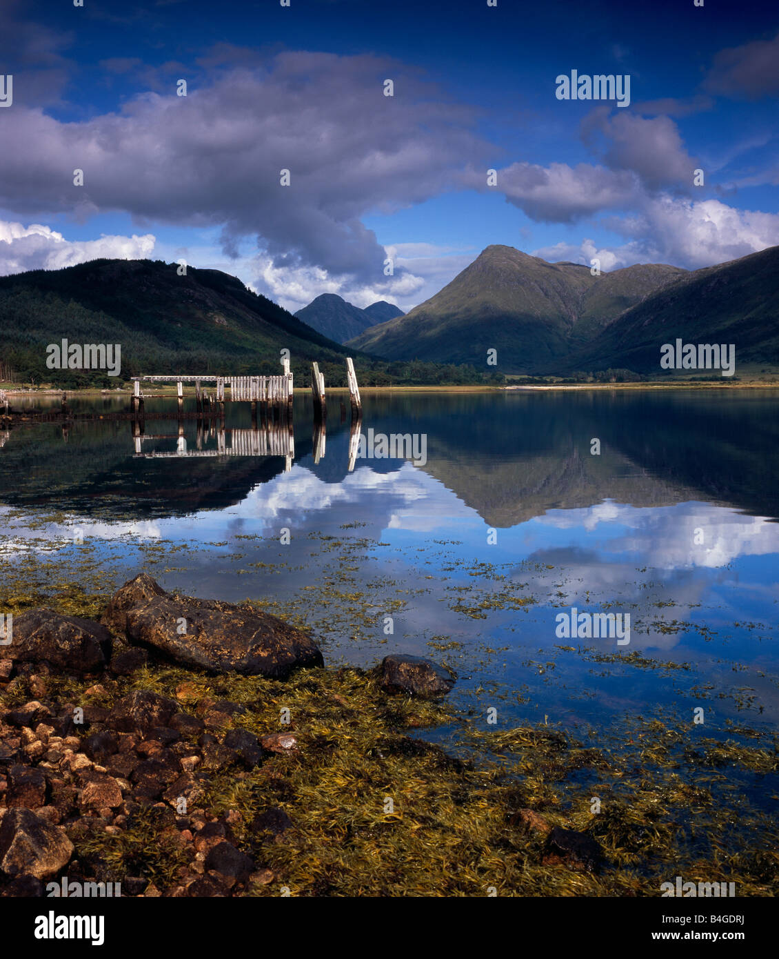 Loch Etive, Glen Etive and the mountains, Buchaille Etive Mor and ...