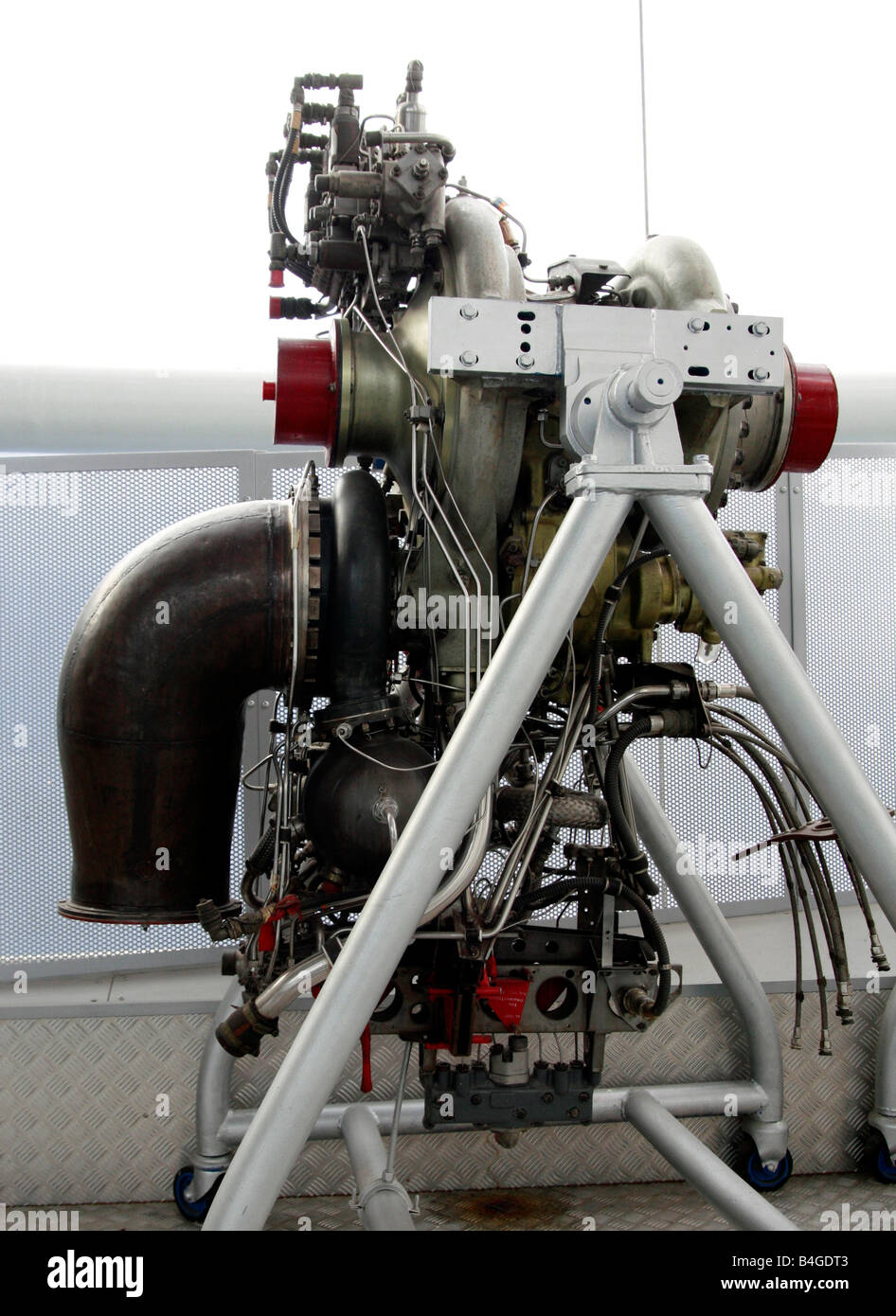 Turbo pumps from the RZ2 rocket motor National Space Centre Leicester ...
