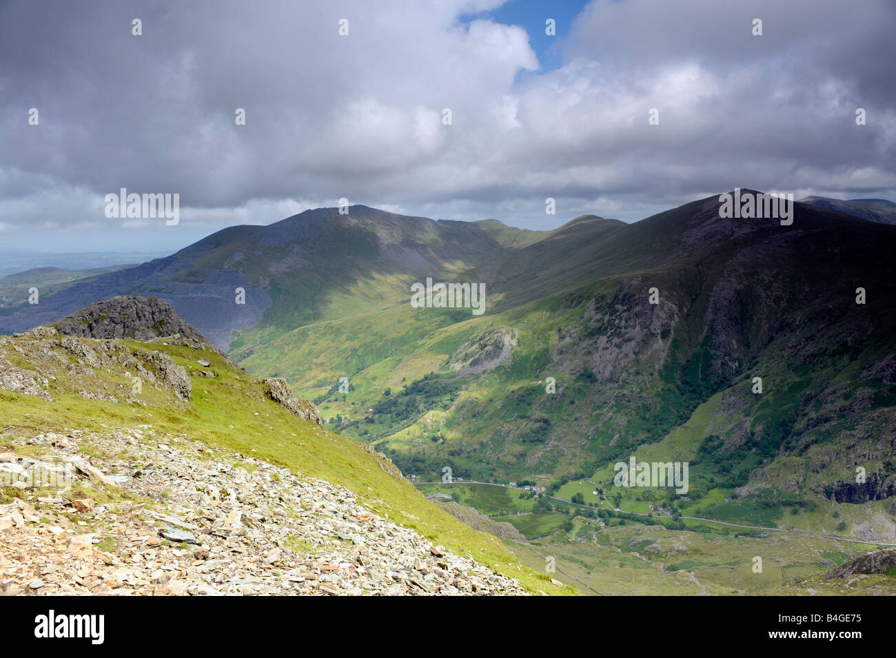 Mount Snowdon landscape Stock Photo - Alamy