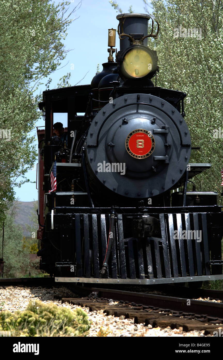 Virginia truckee steam engine in hi-res stock photography and images ...