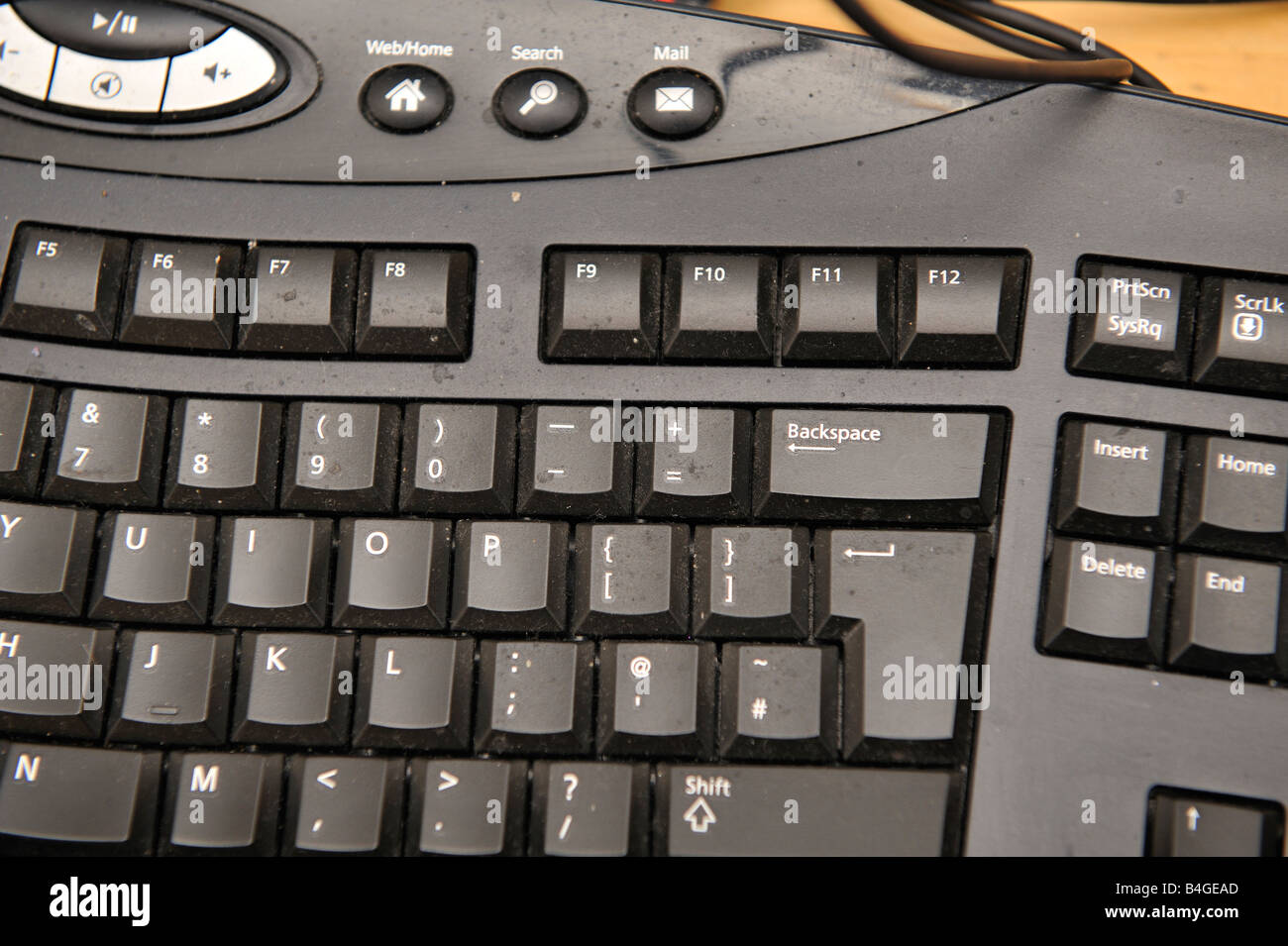 A very dirty keyboard Stock Photo - Alamy