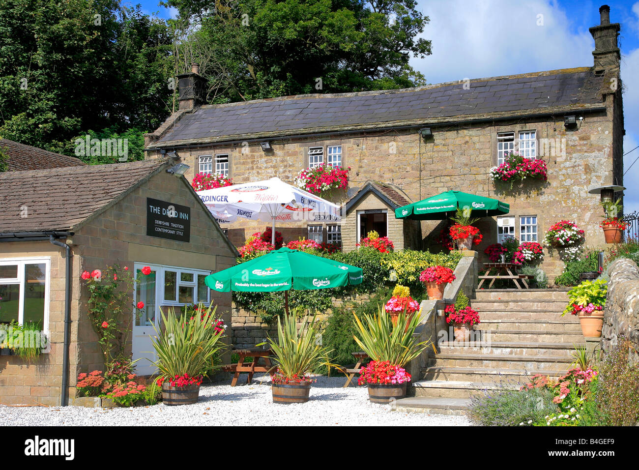 The Druid Inn Pub Birchgrove village Peak District National Park ...