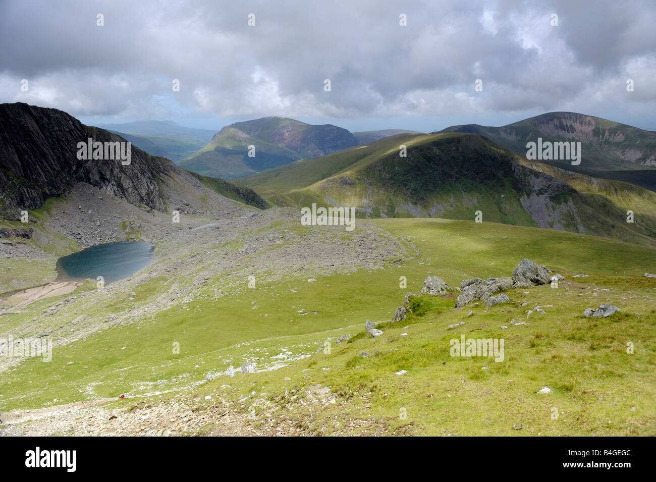 Mount Snowdon landscape Stock Photo - Alamy