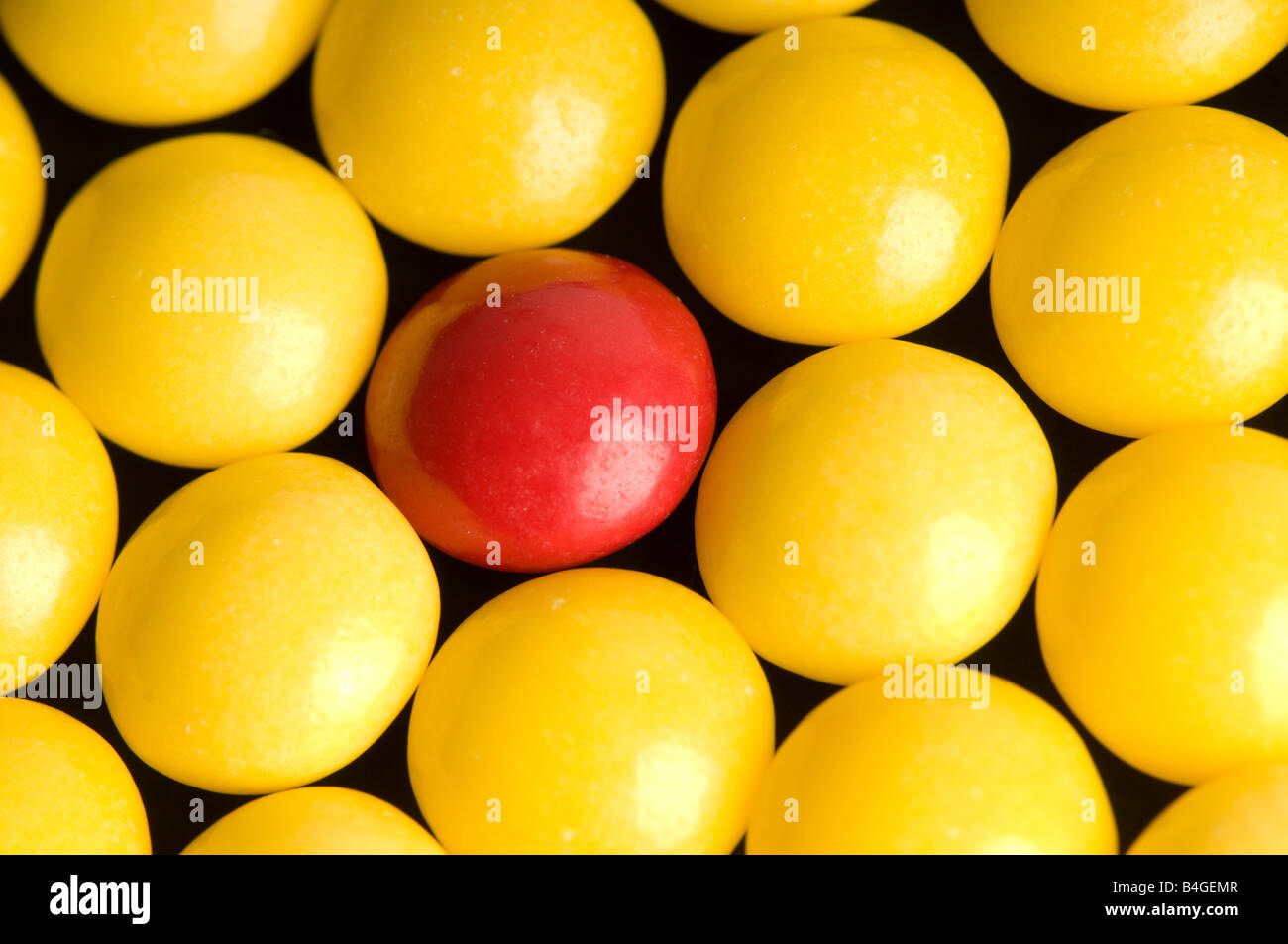 Odd one out Stock Photo - Alamy