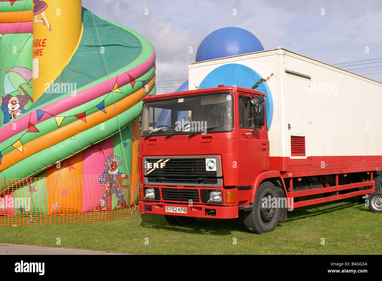 Classic British Truck Stock Photo - Alamy