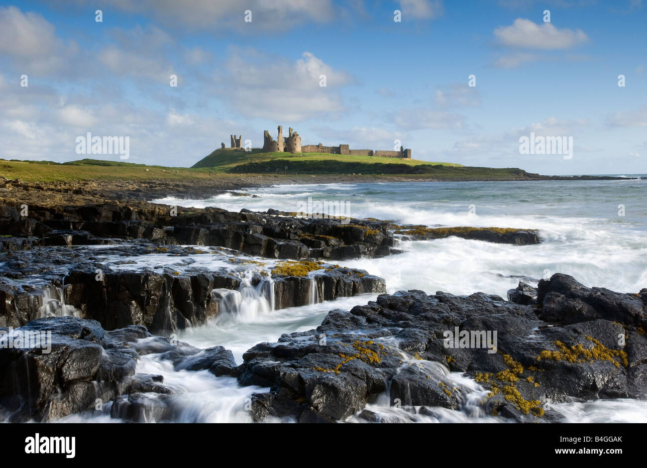 Dunstanburgh Castle Northumberland Stock Photo - Alamy