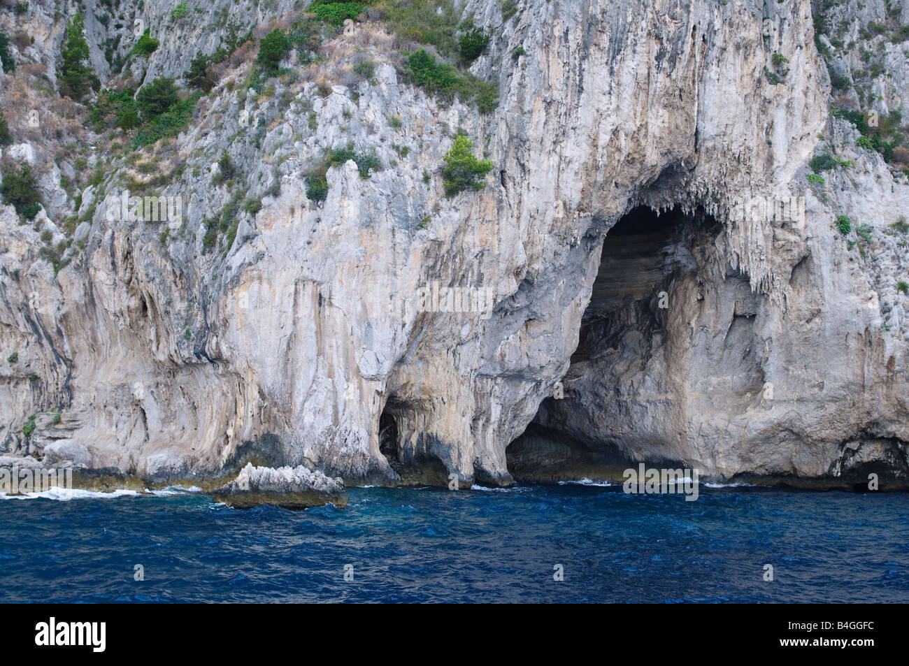Grotta Bianca and Grotta Meravigliosa, Capri Stock Photo - Alamy