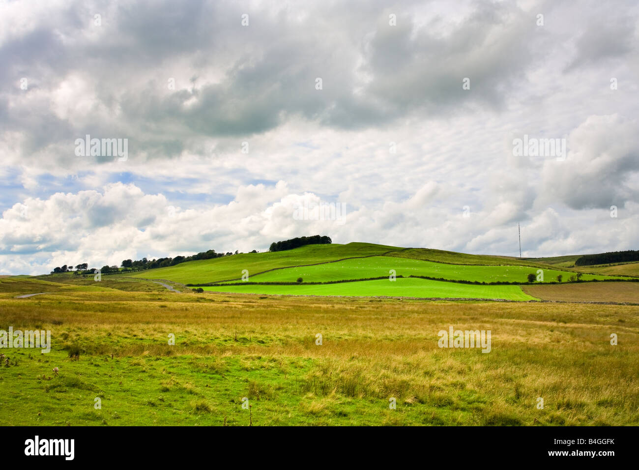 Caldbeck Common in the English Lake District Cumbria England UK showing ...
