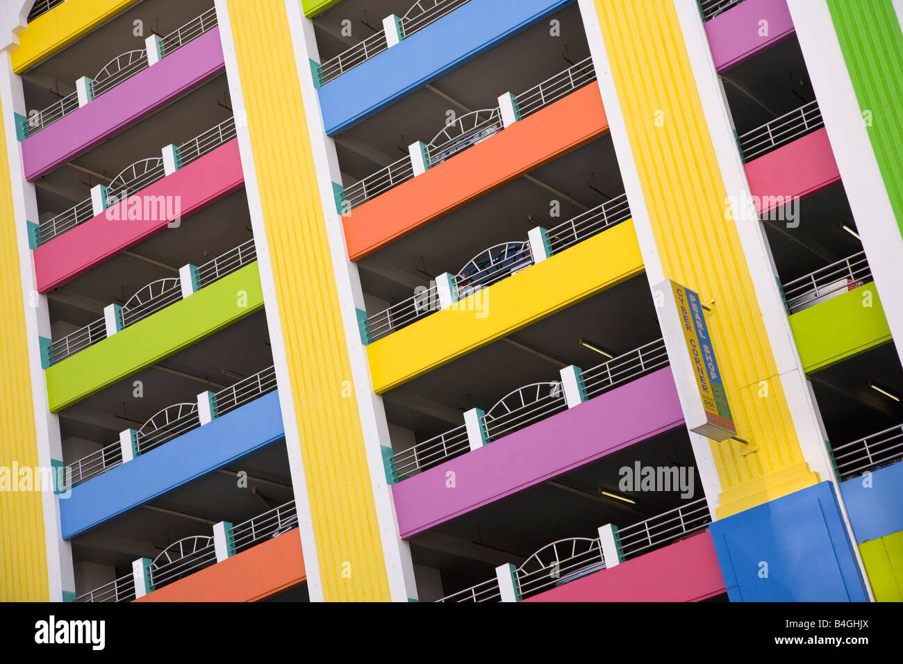 Colourful building Kuching Stock Photo - Alamy