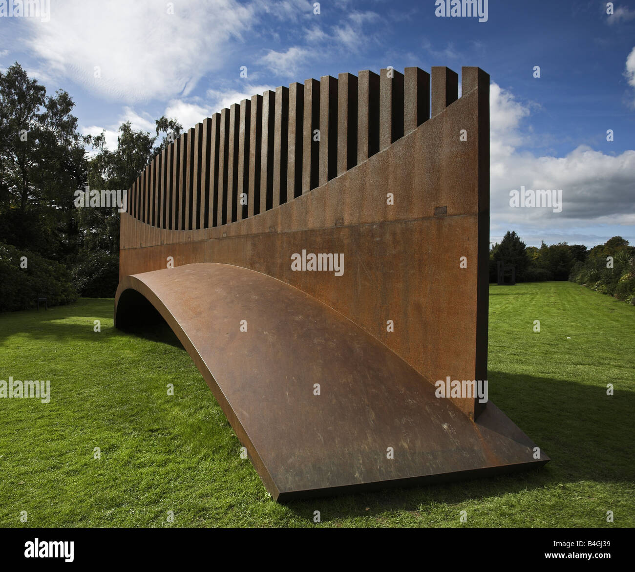 Outdoor Sculpture by Nigel Hall at Yorkshire Sculpture Park The Wooden ...