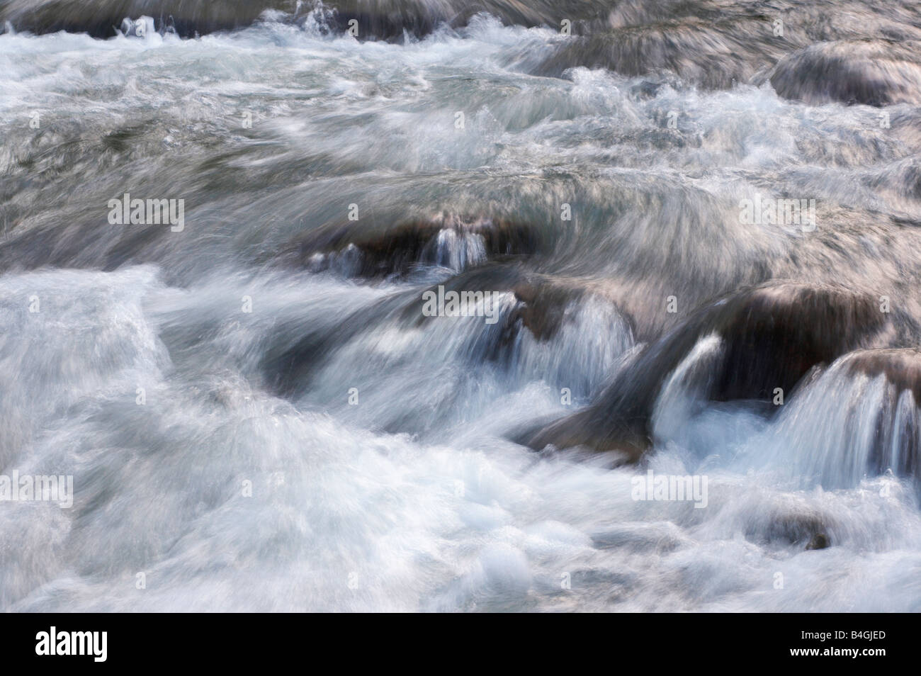 mountain river with rapid current (background Stock Photo - Alamy