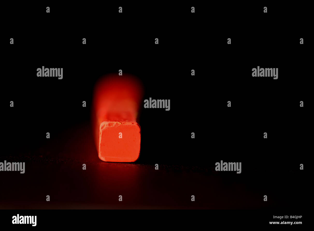 "colour color - red chalk Stock Photo - Alamy