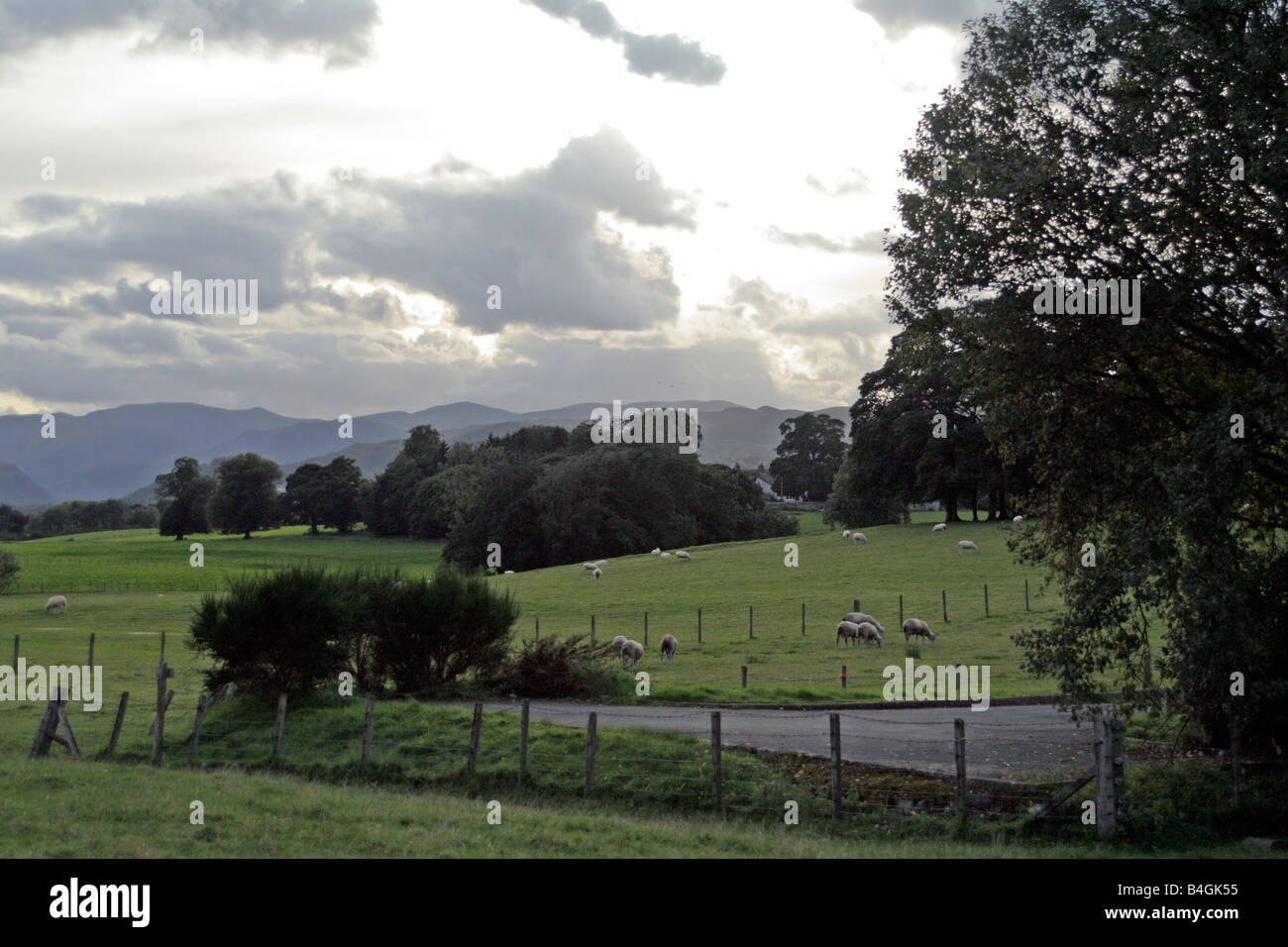 ULLSWATER ENGLISH LAKE DISTRICT AN OCTOBER DUSK Stock Photo - Alamy