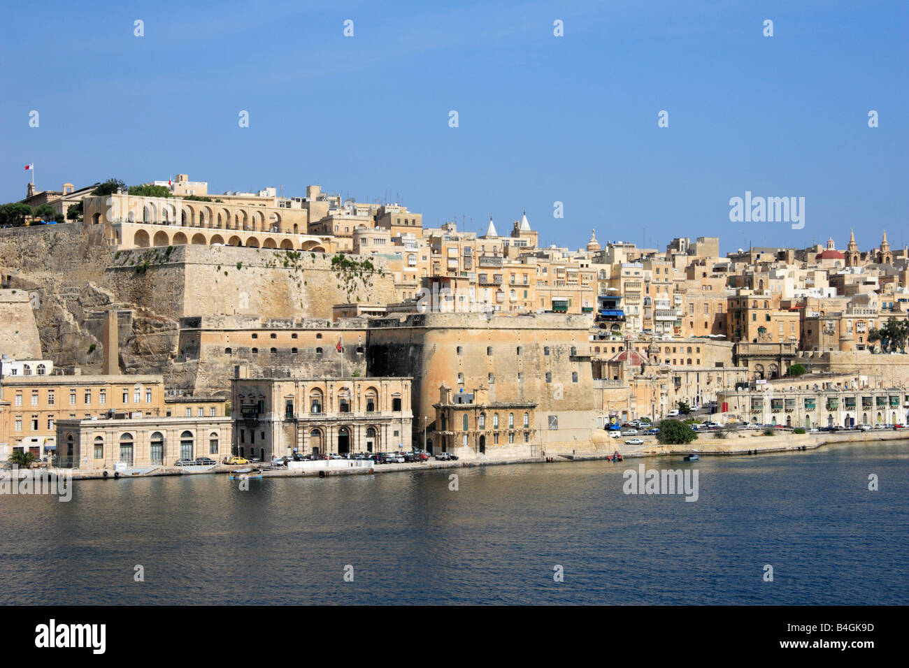 Valletta waterfront, Malta Stock Photo - Alamy