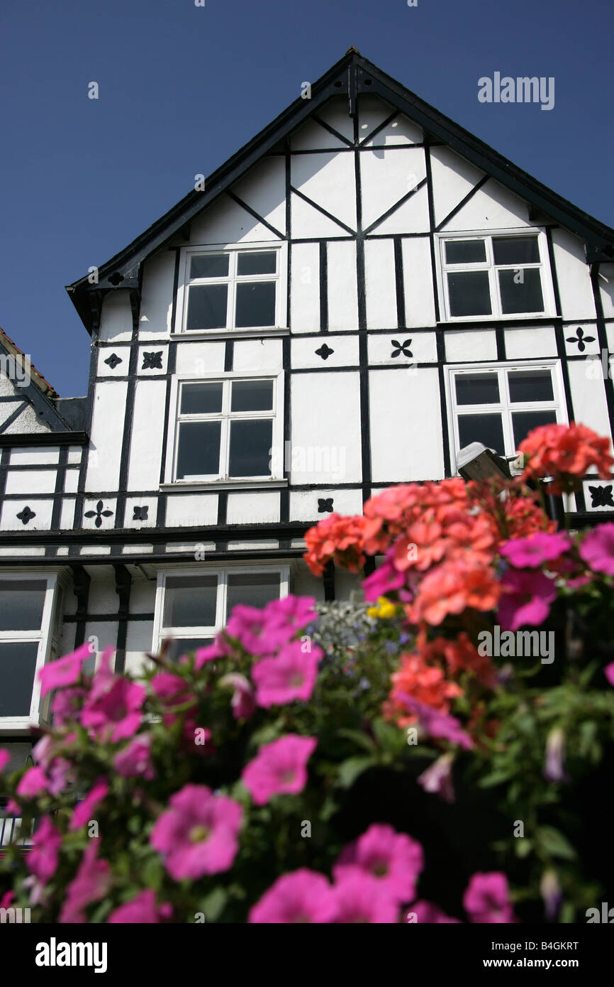 City of Ripon, England. Tudor style city centre architecture in ...