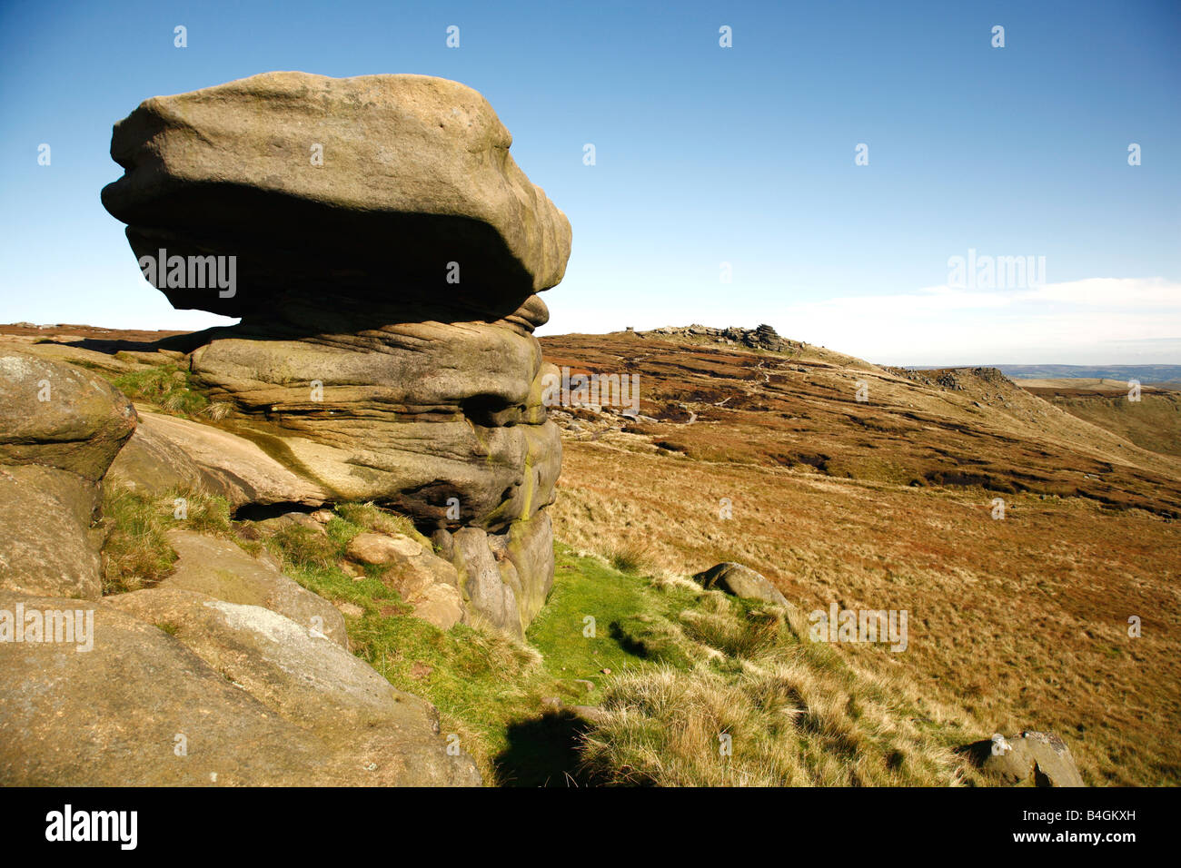 Noe stool looking toward Pym chair, High fell, Kinder Scout, Peak ...