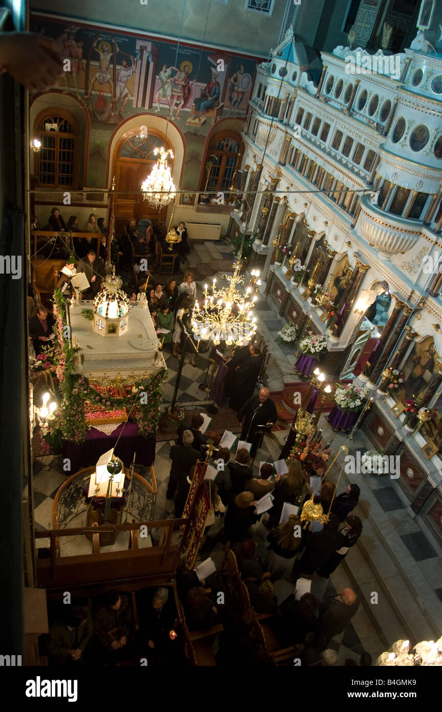 Easter in Orthodox Church Stock Photo - Alamy