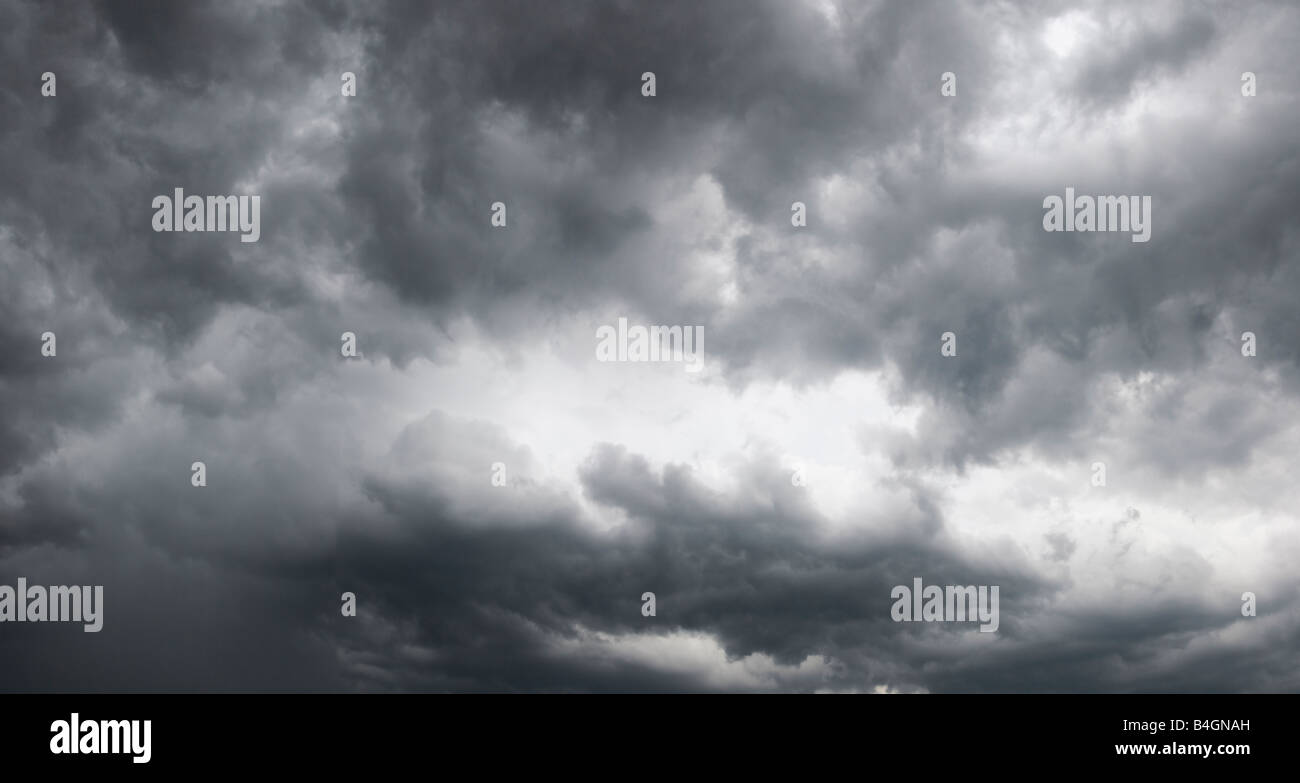 Overcast sky with storm clouds. Four shots composite picture Stock ...