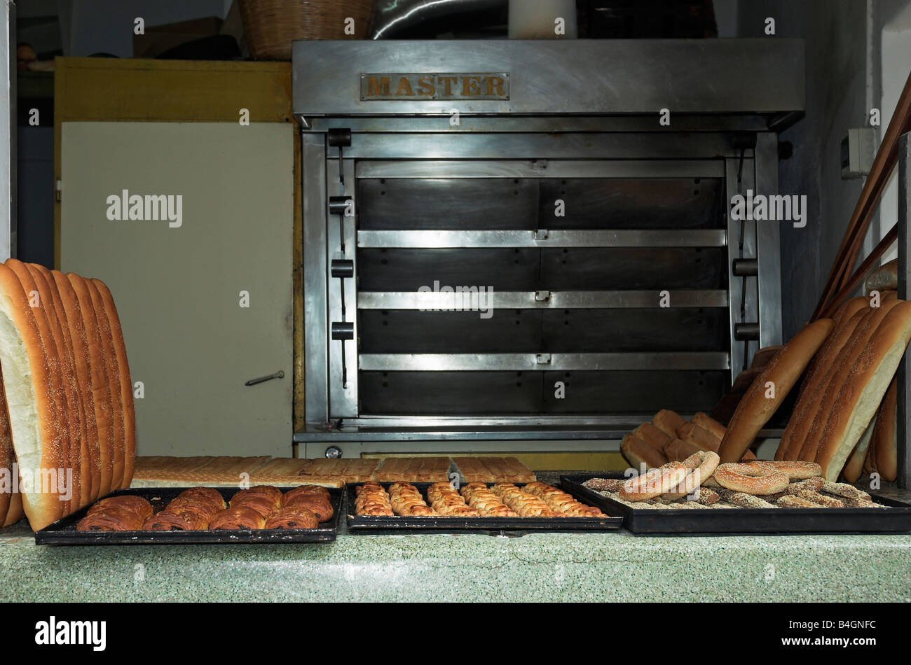 Greece crete bakery bread hi-res stock photography and images - Alamy