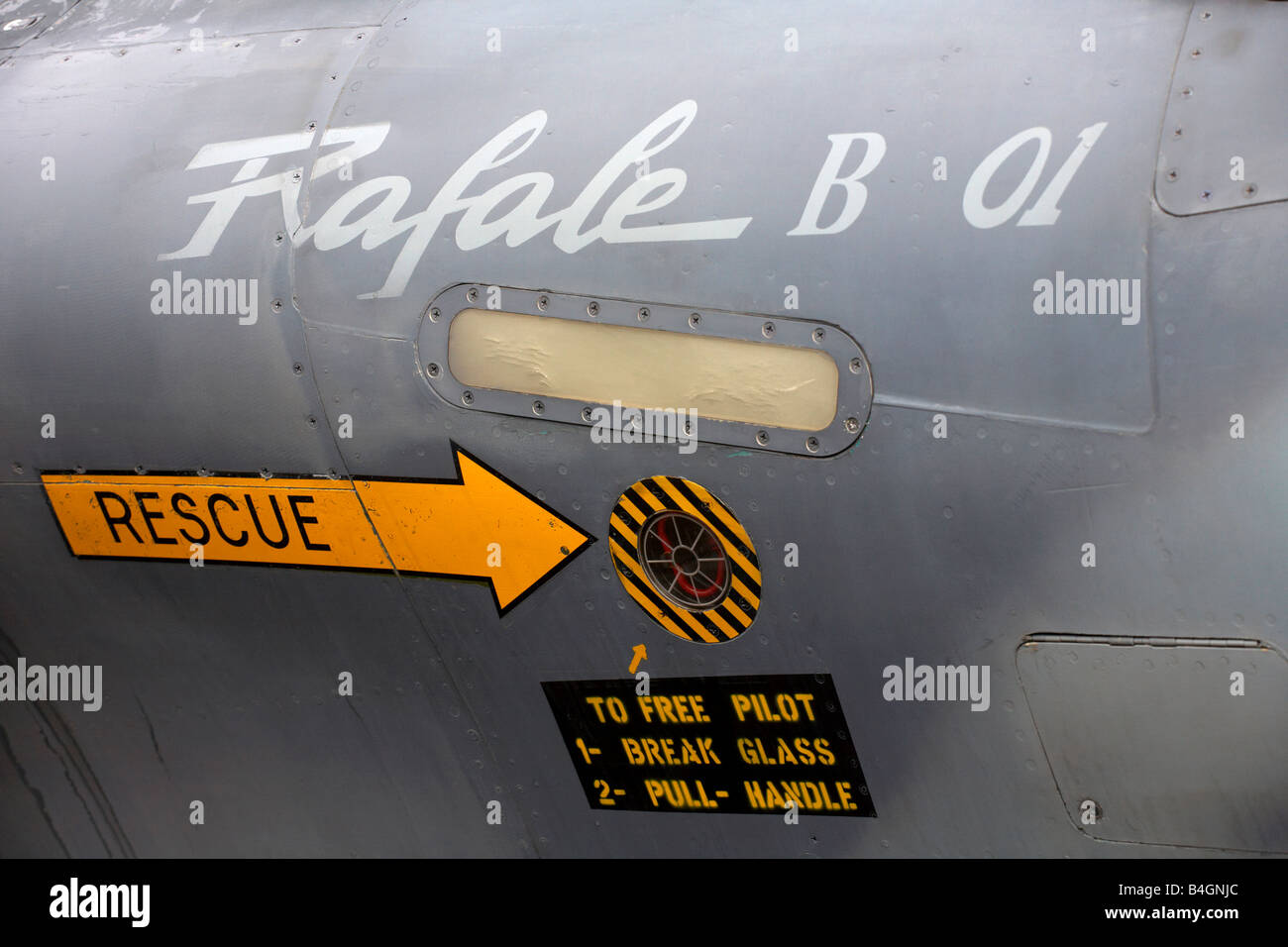Dassault Rafale B 01 fighter aircraft detail Stock Photo - Alamy