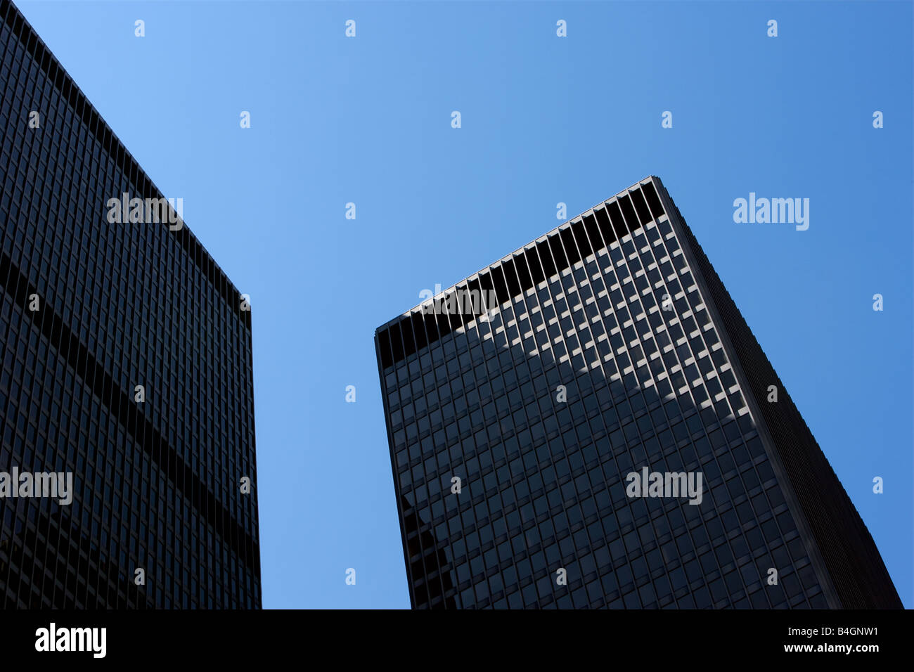 Two office towers Stock Photo - Alamy