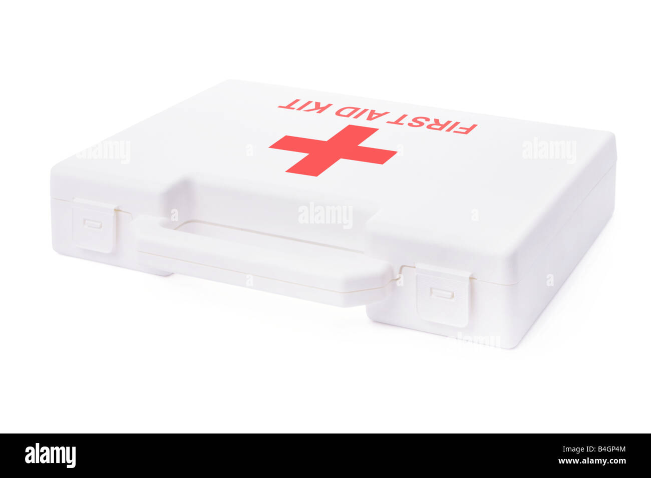 First aid kit isolated on white background Stock Photo - Alamy
