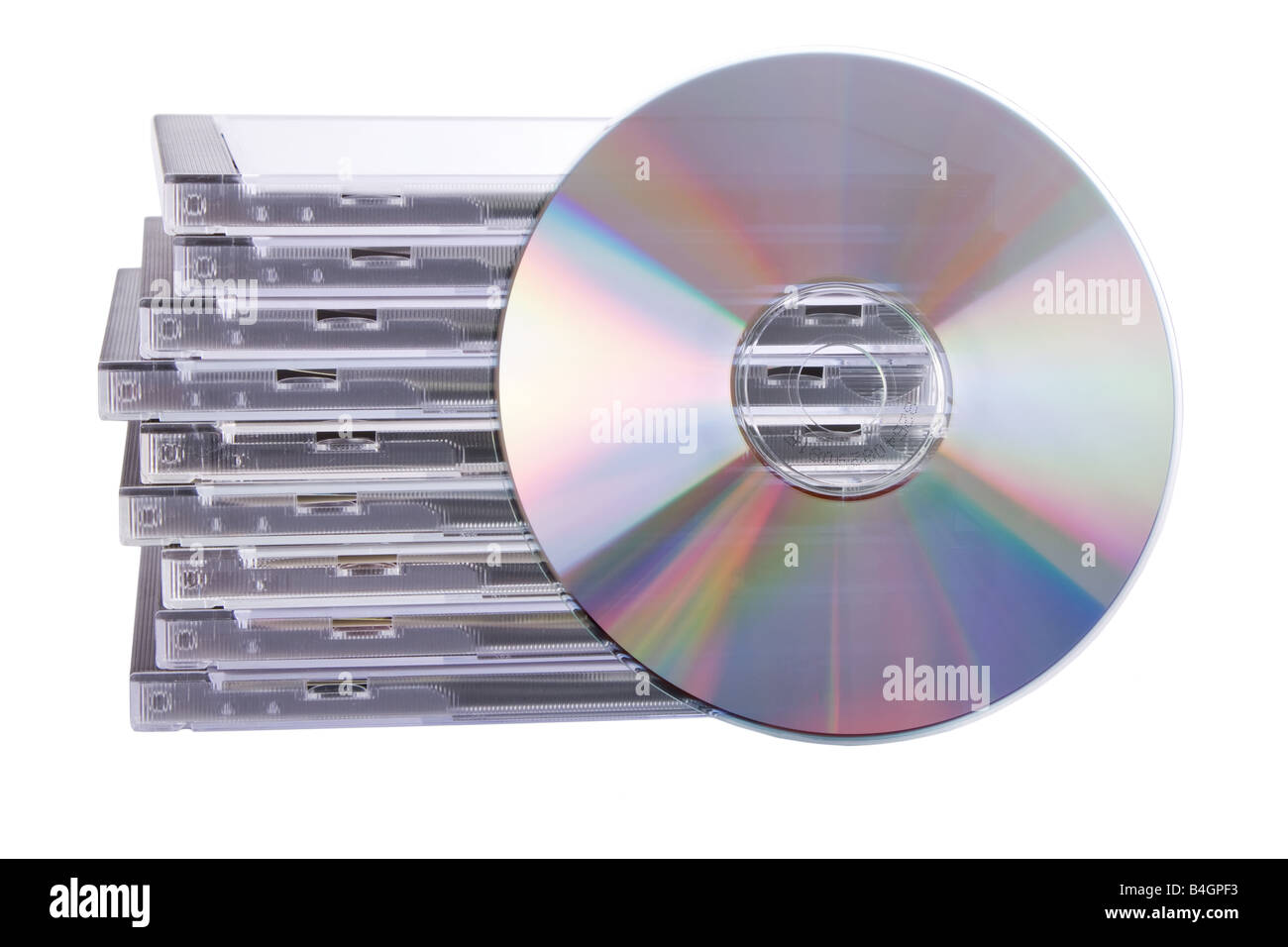 DVD case isolated on a white background Stock Photo - Alamy