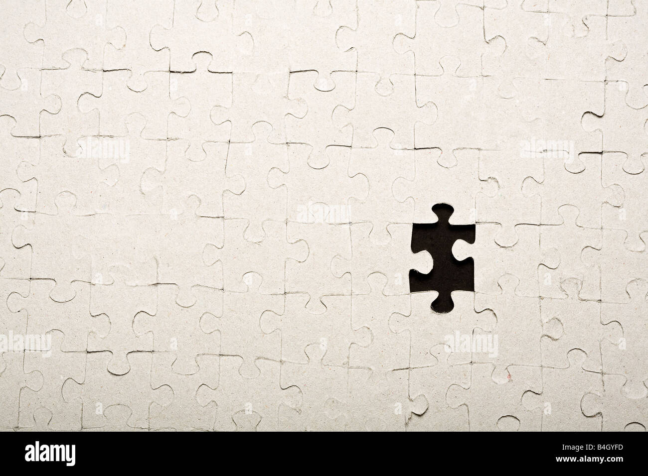 Missing puzzle piece Stock Photo - Alamy