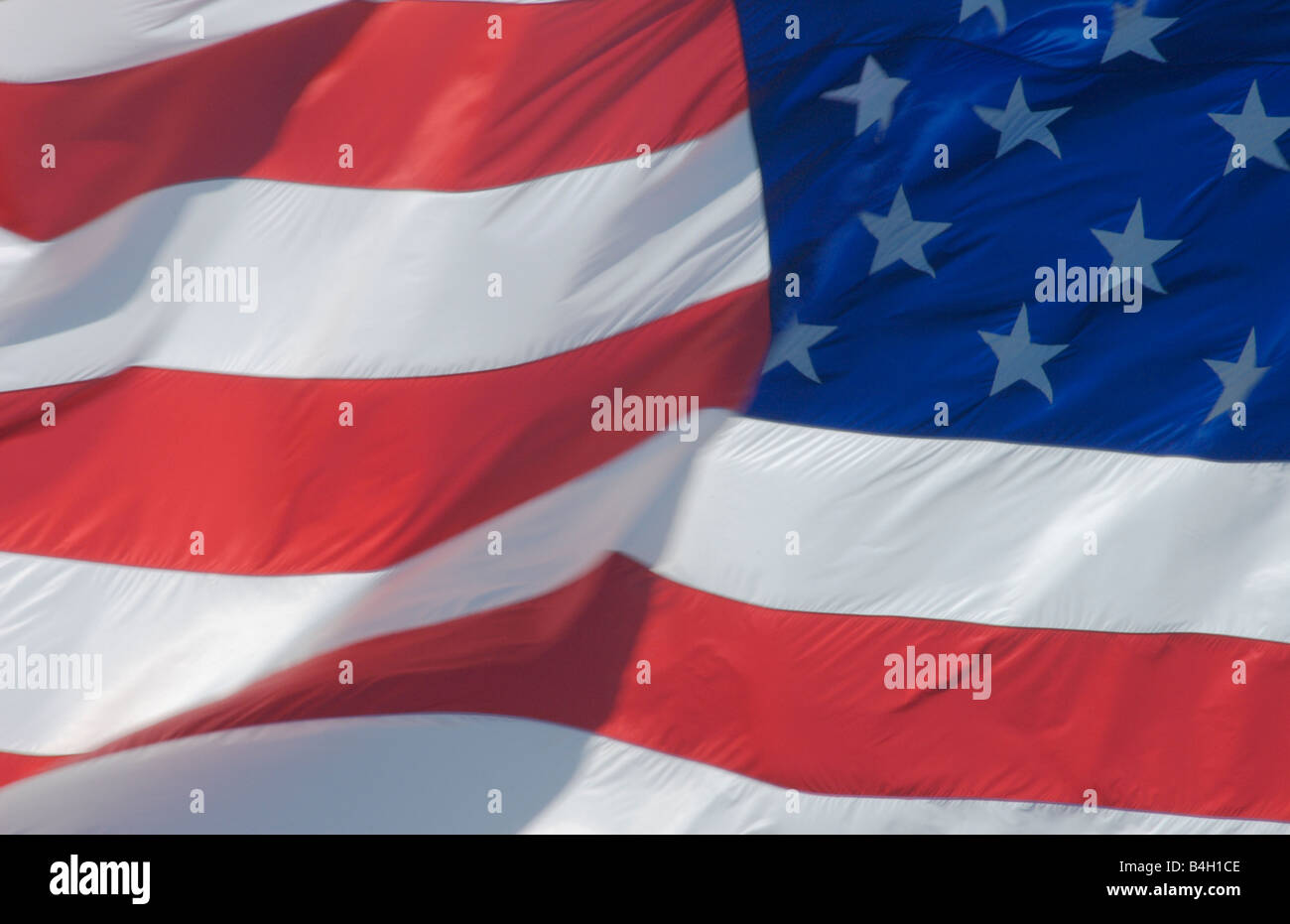 Closeup of the American Flag Stock Photo - Alamy