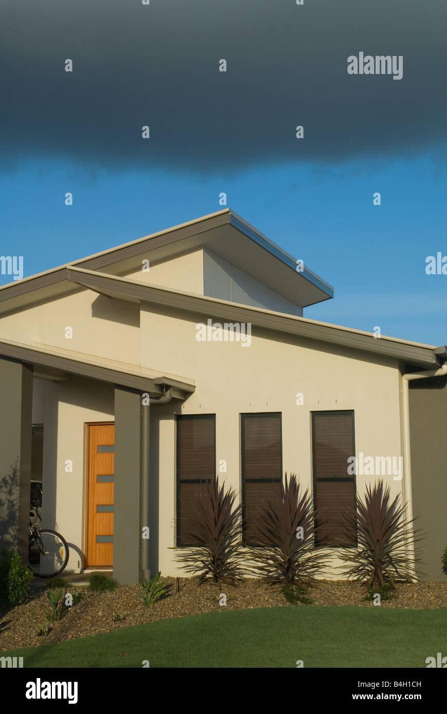 new home Queensland estate Stock Photo - Alamy
