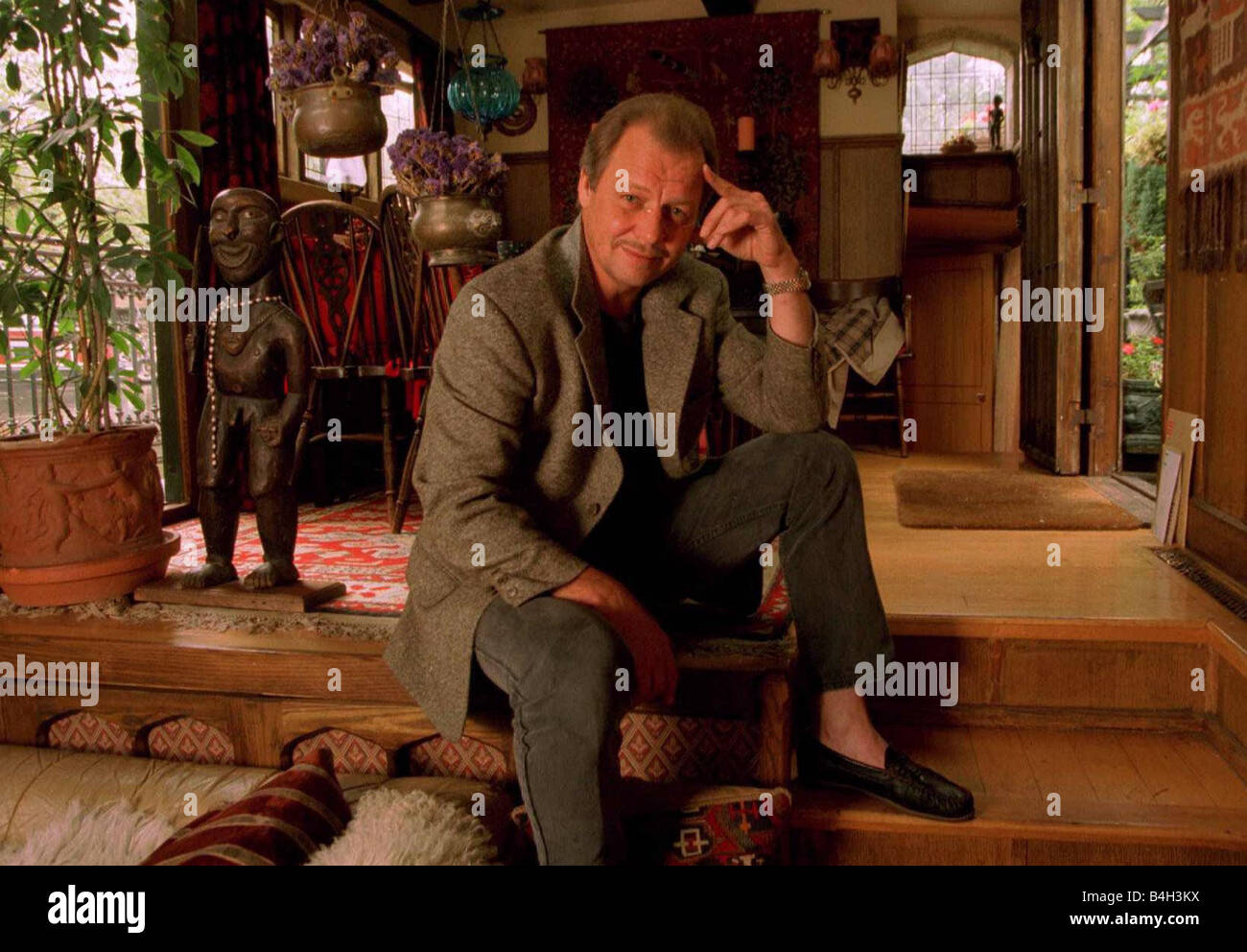 David Soul former Starsky and Hutch actor at his houseboat home Stock ...