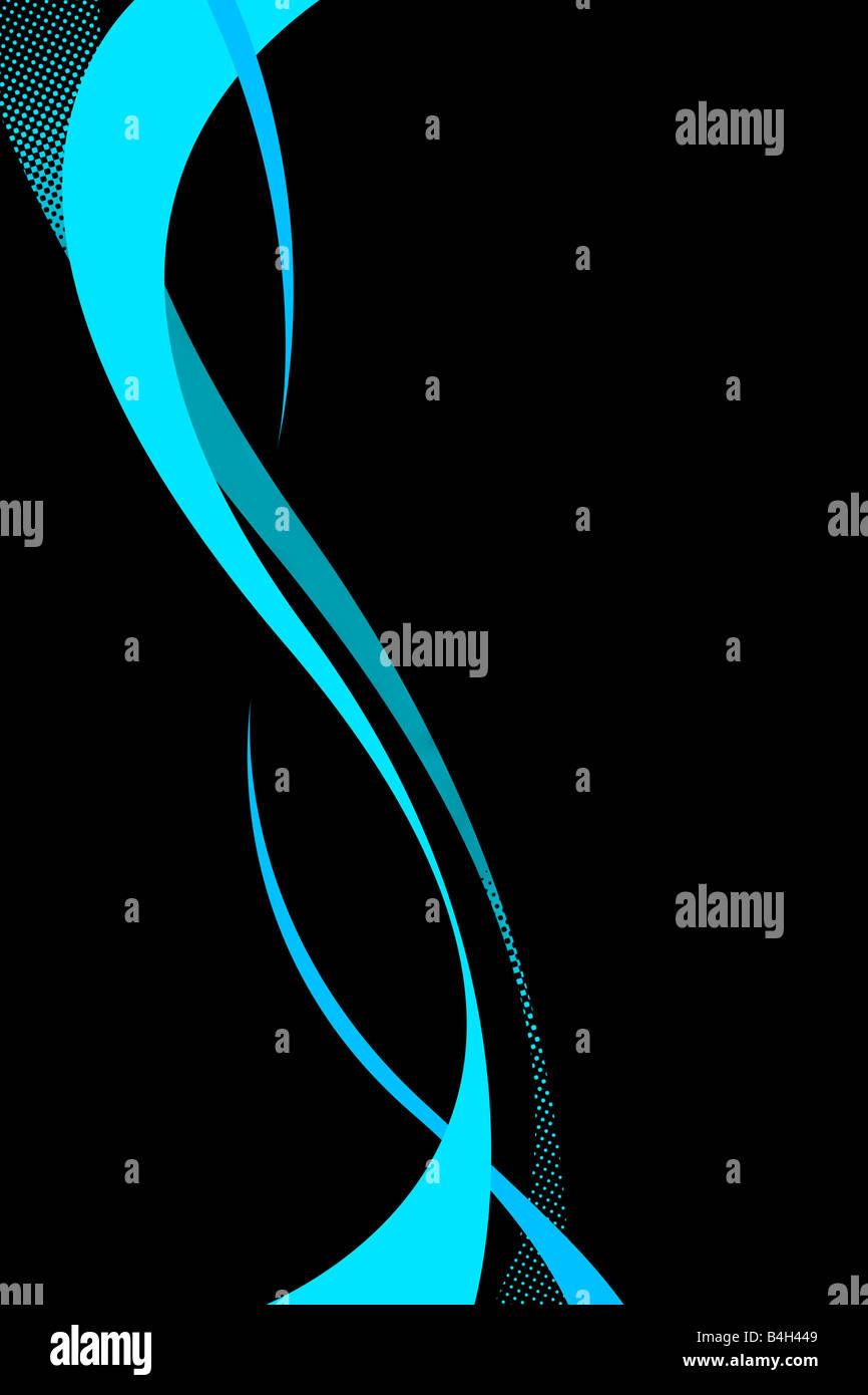 Colorful three dimensional flowing curves layout with plenty of copy ...
