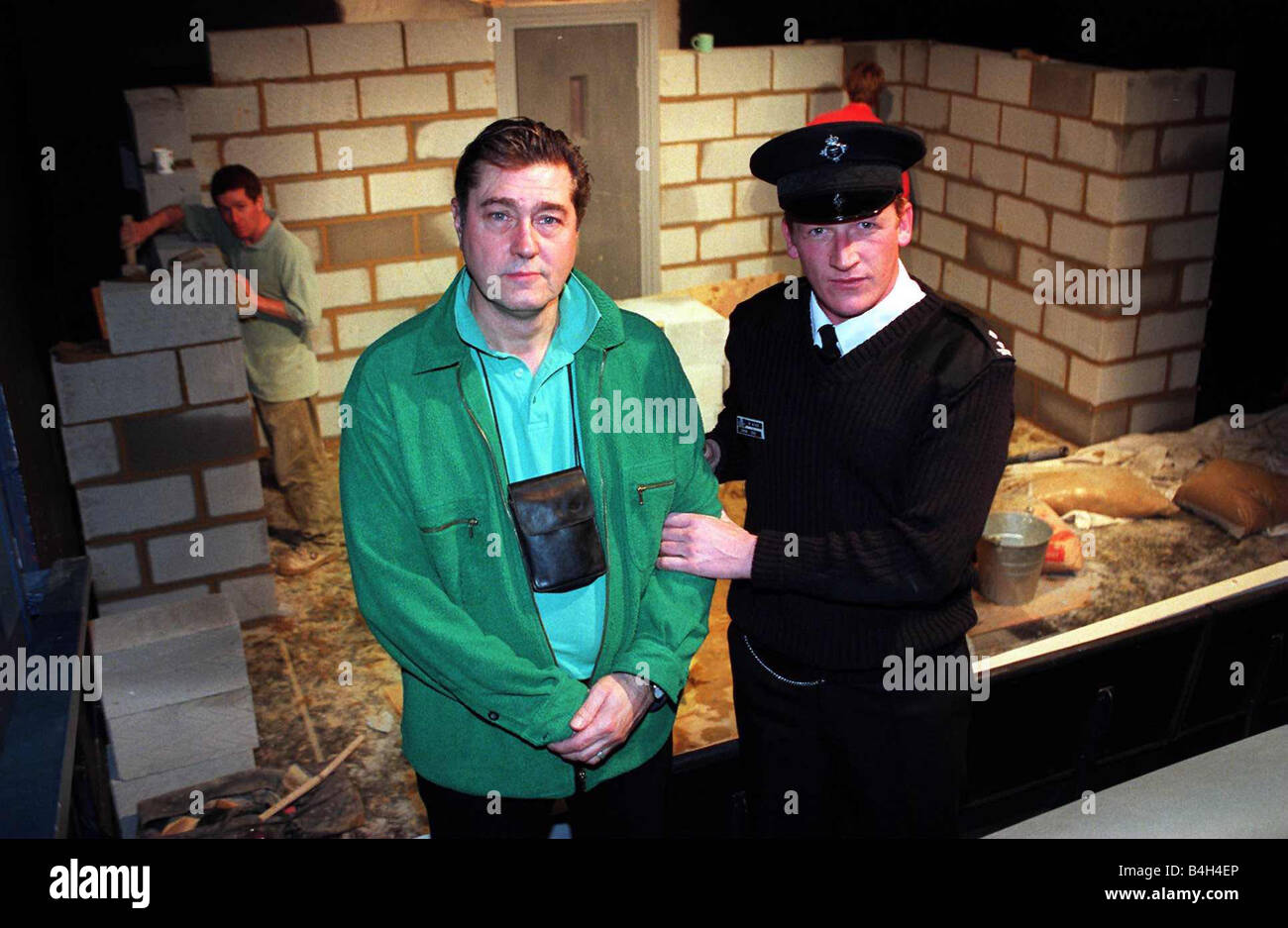 Brian Croucher Actor with Geoff Bell Stock Photo - Alamy