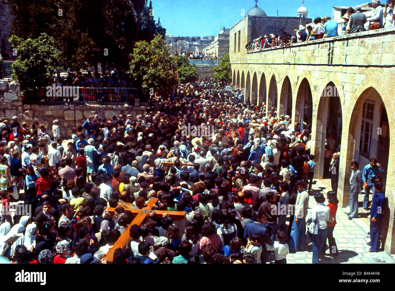 Good Friday procession in Jerusalem Stock Photo - Alamy