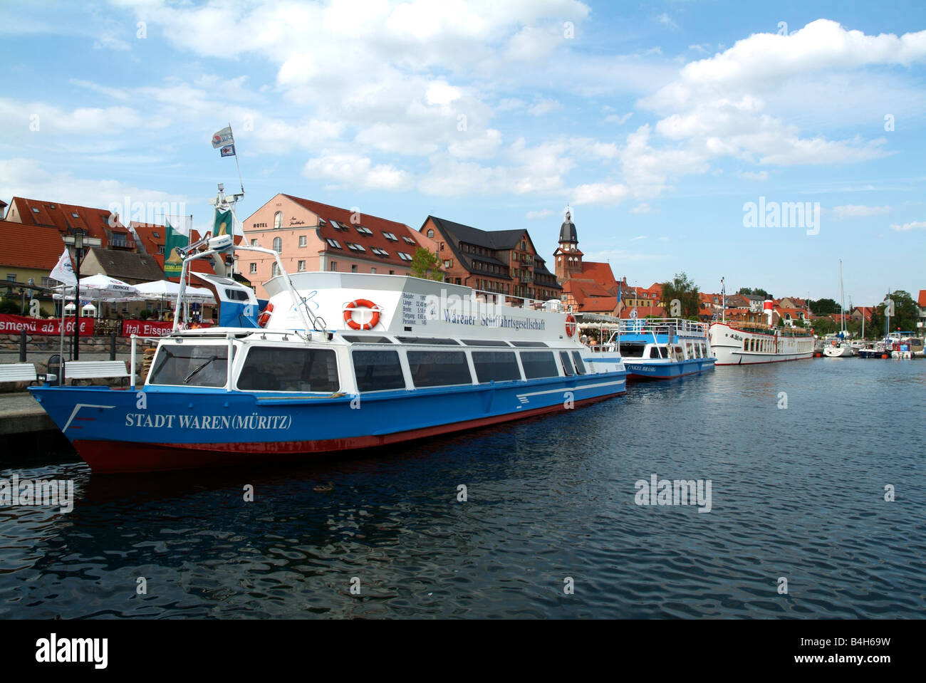 Boats at harbor Stock Photo - Alamy