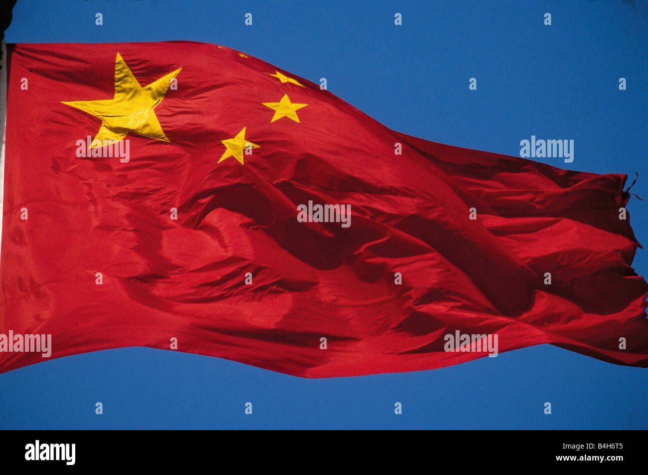 Colours of the chinese flag hi-res stock photography and images - Alamy