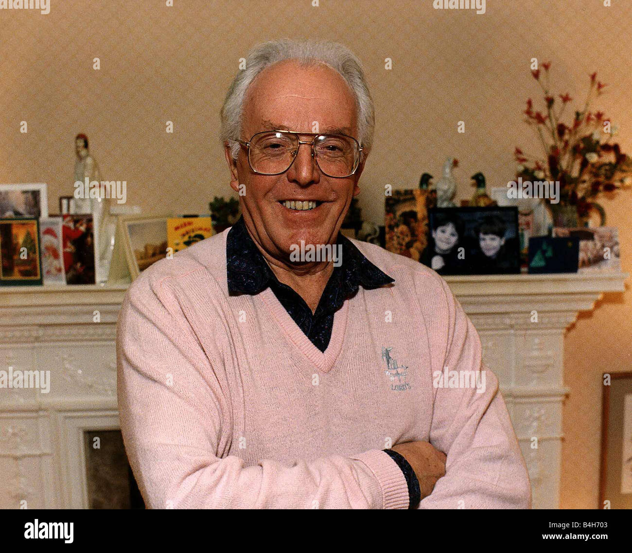 Lord Rix of Whitehall the actor Brian Rix at home in Barnes Stock Photo ...
